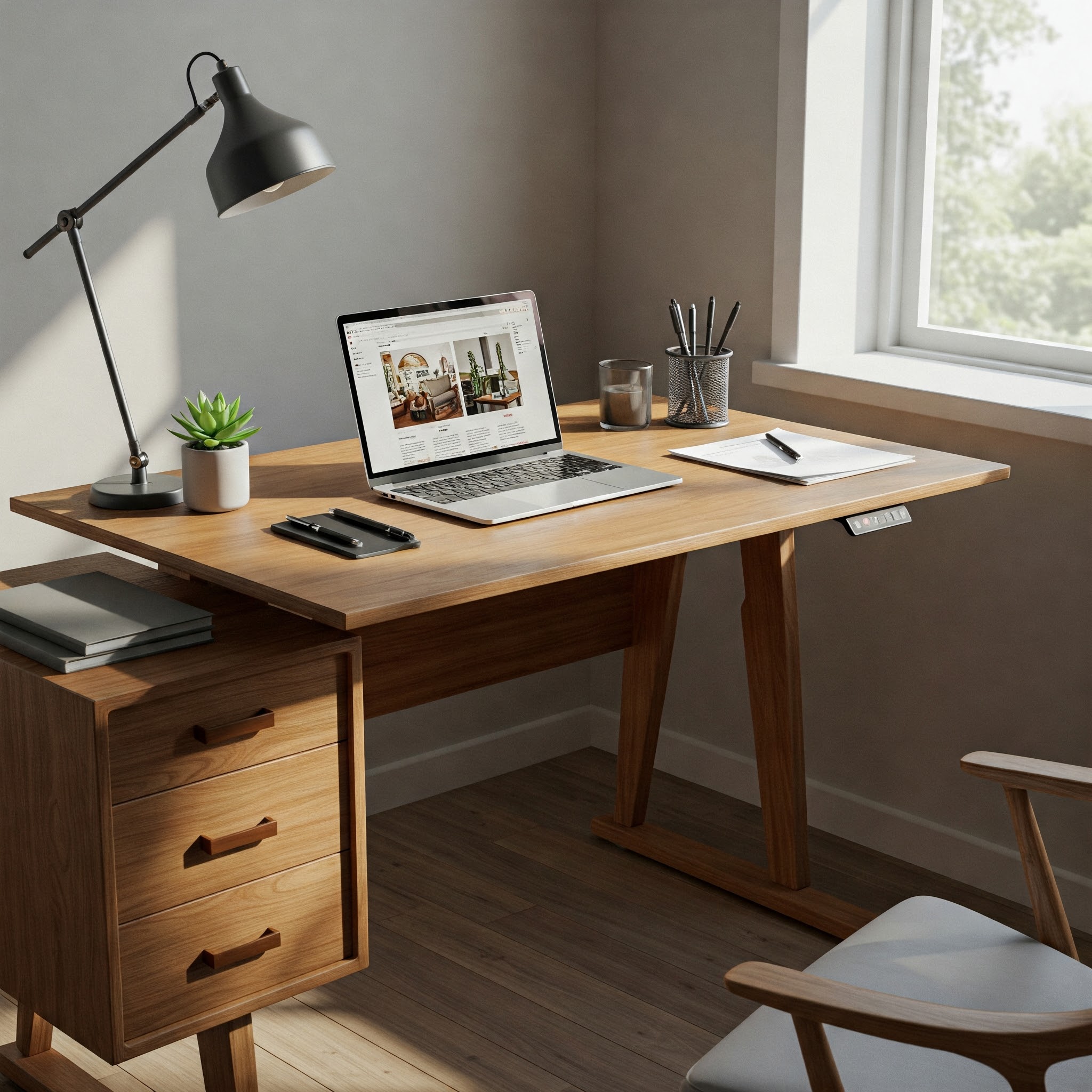 10 Stunning Mid Century Modern Standing Desk Options That Elevate Your ...