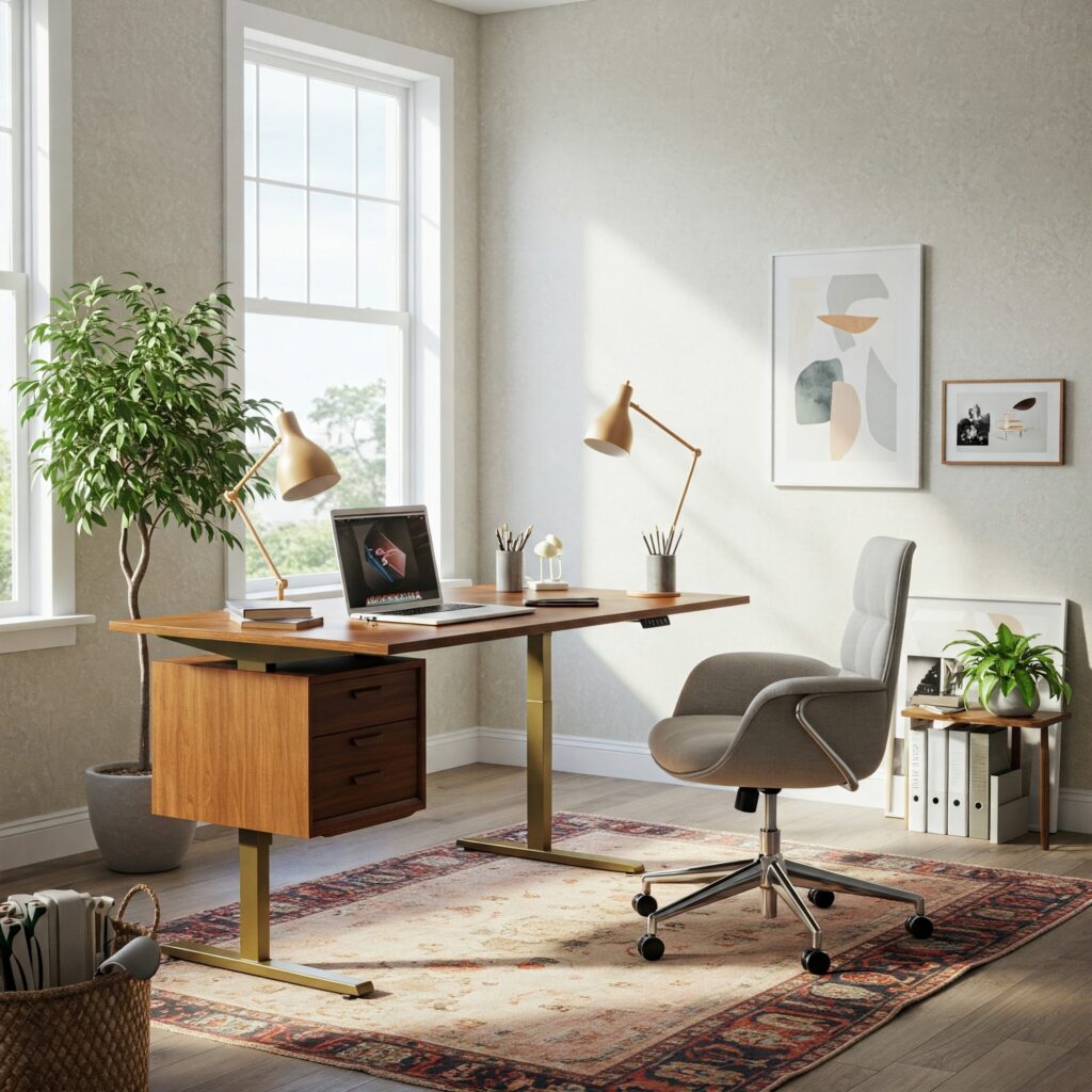 10 Stunning Mid Century Modern Standing Desk Options That Elevate Your ...