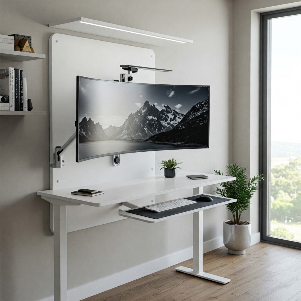 Wall Mounted Standing Desk: The Ultimate Space-Saving Solution for ...