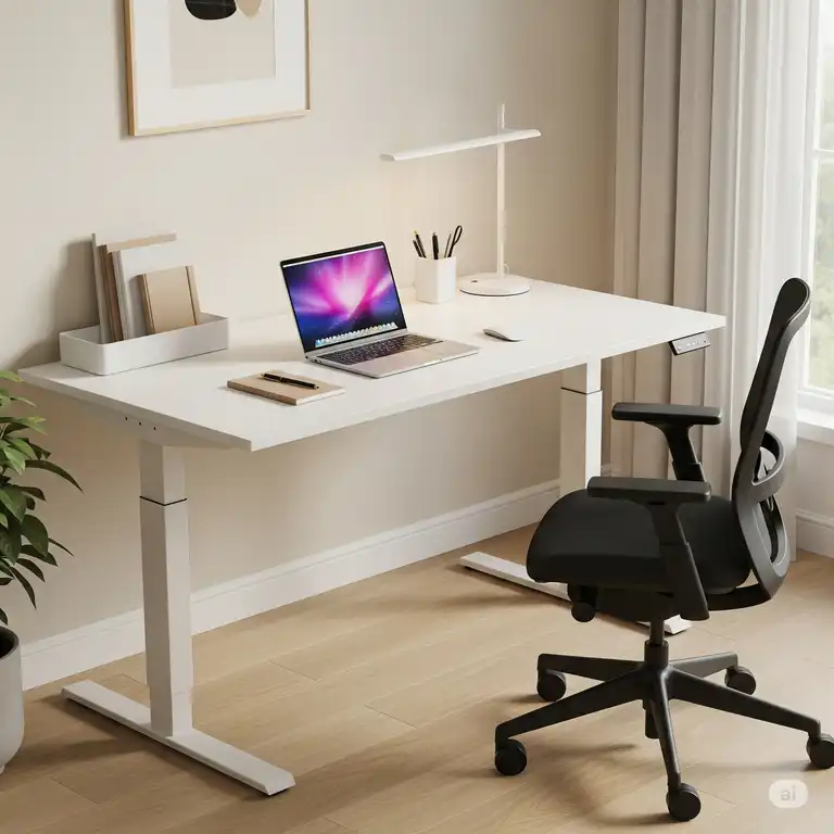 10 Best White Desk Adjustable Options for Your Modern Home Office in ...