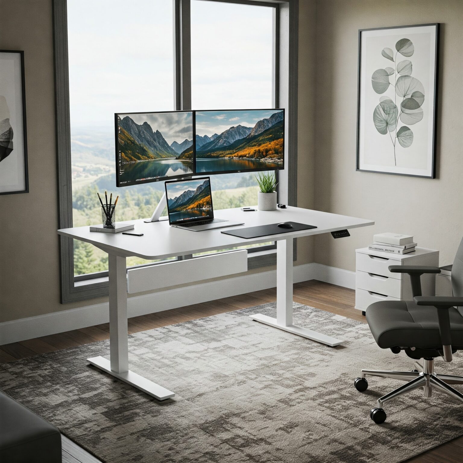 10 Best Dual Monitor Standing Desk Solutions For Productivity Champions ...